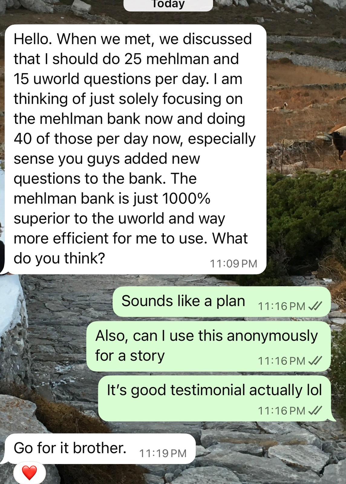 Mehlman Medical Question Bank