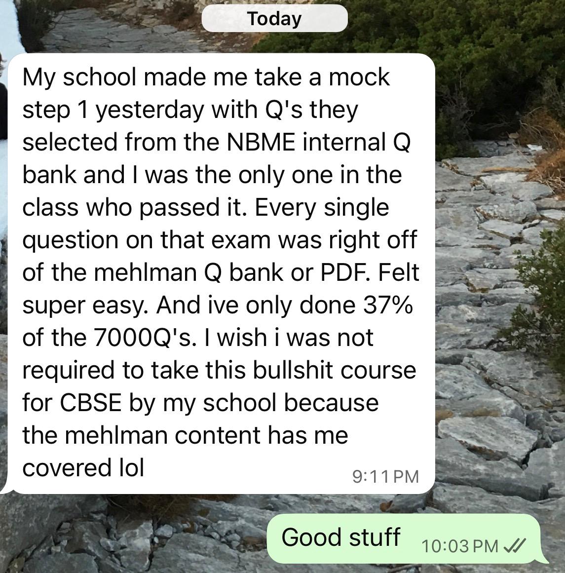 Mehlman Medical Question Bank